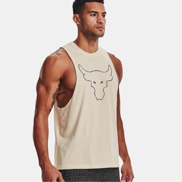 Under Armour | Shirts | Nwt Under Armour Project Rock Brahma Bull Tank ...